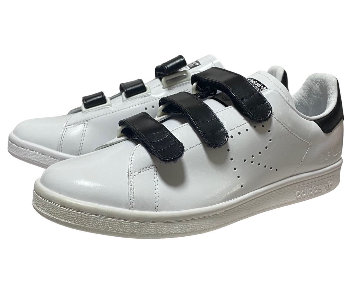【未使用】未使用品 16年 adidas RAF SIMONS STAN SMITH COMF アディダス ラフシモンズ スタンスミス ベルクロ 白/黒 US8 26㎝の落札情報詳細 ...