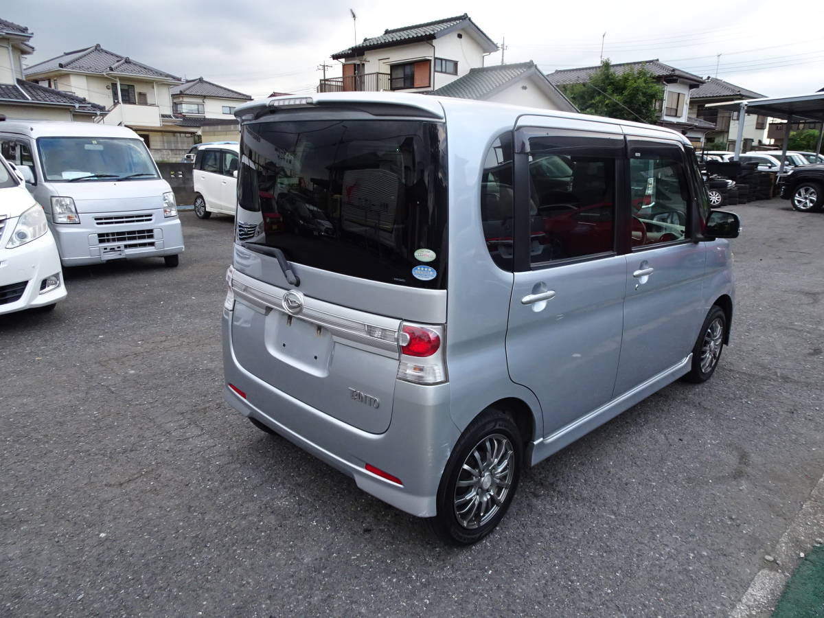 【走行距離 158,500 km】タントカスタム*検7/8迄*HID*スマートキー*左パワスラ*ナビ*Bカメラ*ワンセグTV*DVD*CD ...