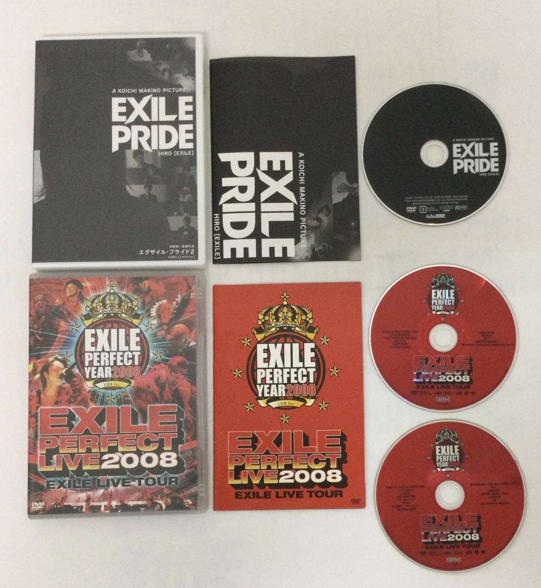 【やや傷や汚れあり】23AN-132 映像 DVD 動画 EXILE LIVE TOUR "EXILE PERFECT LIVE 2008″ EXILE PRIDE HIRO セットの落札情報 ...