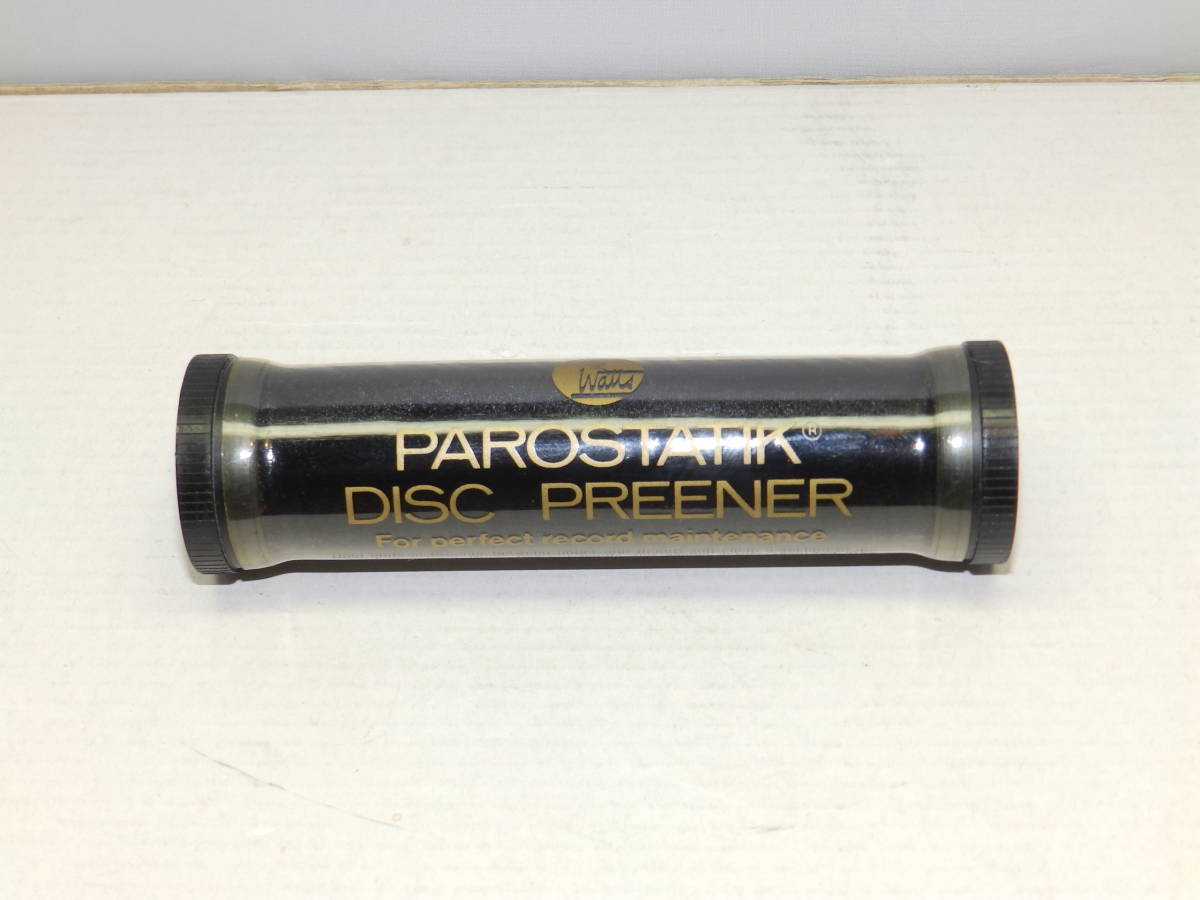 【目立った傷や汚れなし】★レコードクリーナー PAROSTATIK DISC PREENER パロスタティック ディスクプリーナー 英国 ...