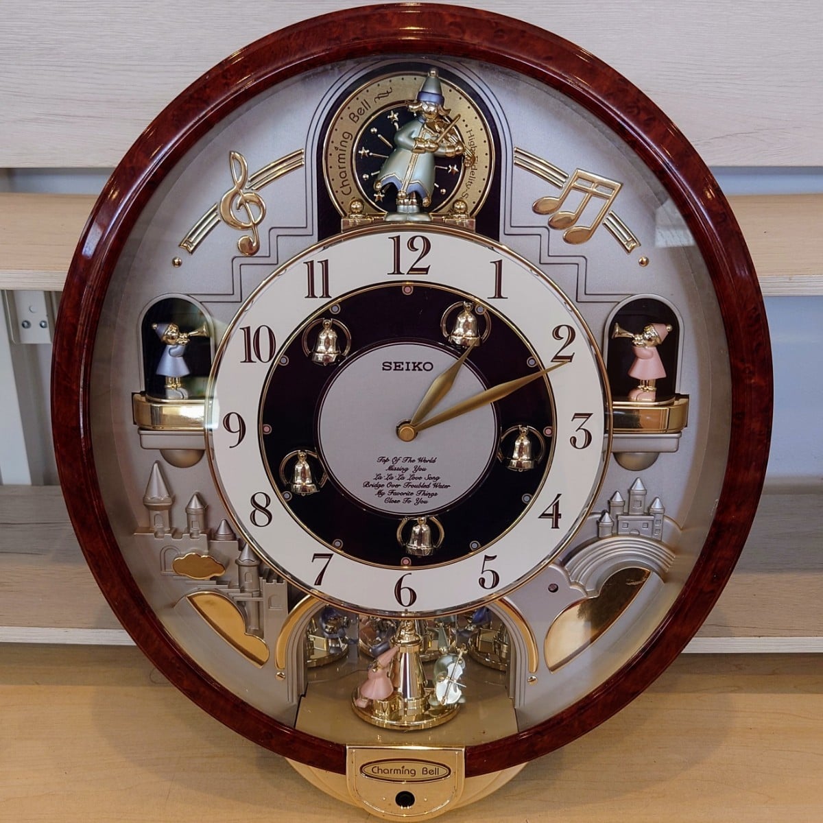 【目立った傷や汚れなし】c 【完動美品!!】 SEIKO からくり時計 壁掛け時計 セイコー 掛け時計 セイコーからくり時計 全6曲 セイコー ...
