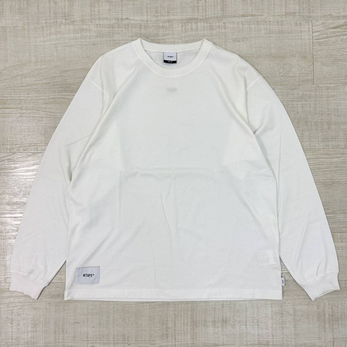 【傷や汚れあり】20ss 2020 WTAPS ダブルタップス SIGN DESIGN LS 02 TEE COPO 201ATDT-CSM16 ロゴ 刺繍 ロングスリーブ Tシャツ ロンT ...