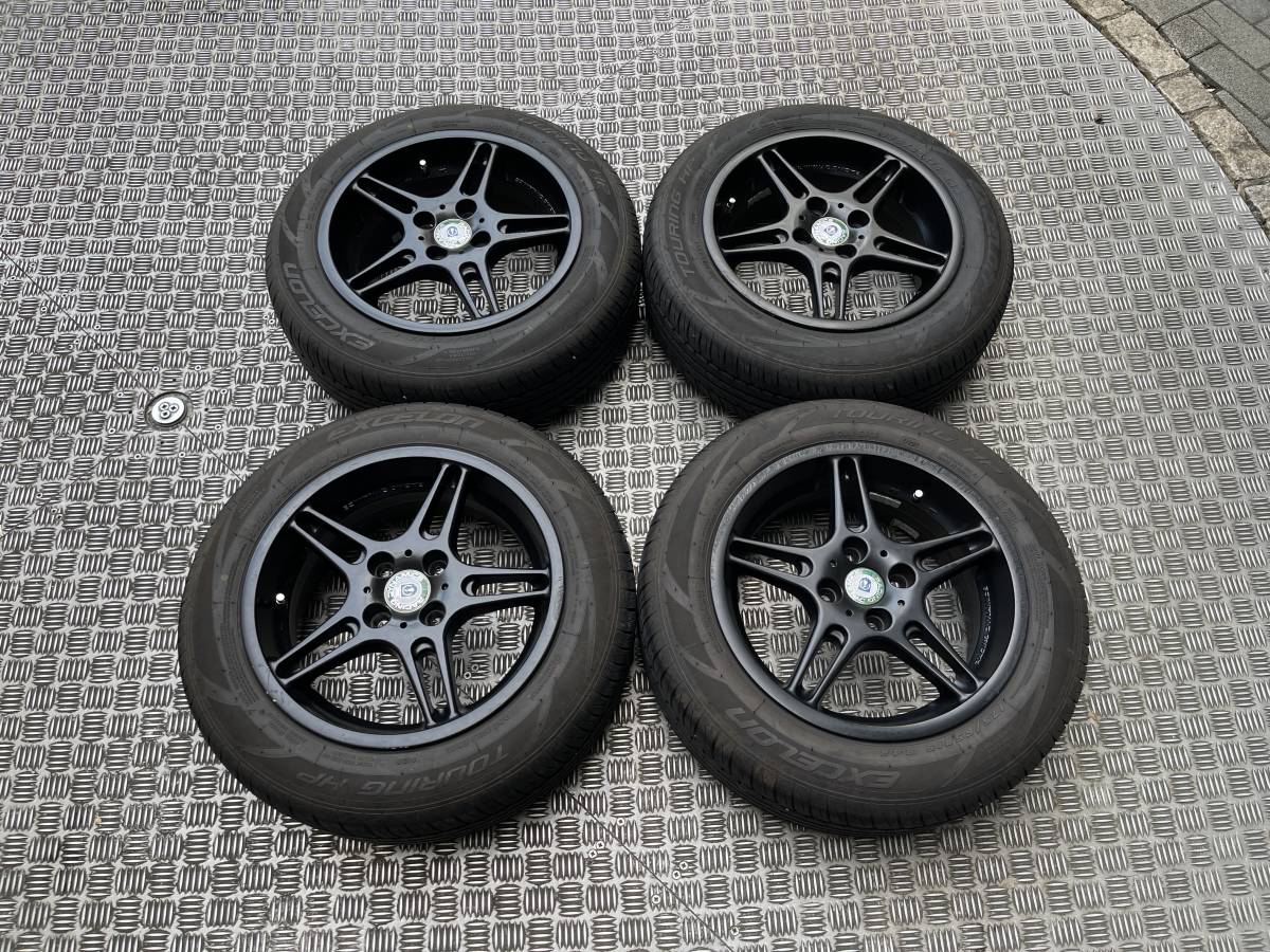 【傷や汚れあり】RACING DYNAMICS 4本 175/65R15 8分山2020年製 EXCELONタイヤ MINI ミニ R50 ...