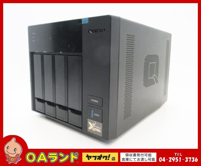 【やや傷や汚れあり】【QNAP】キューナップ / 最新ファームウェアUP済 / TS-473 / HDDなし / CPU：AMD Embedded Rシリーズ RX-421ND (2.1GHz ...