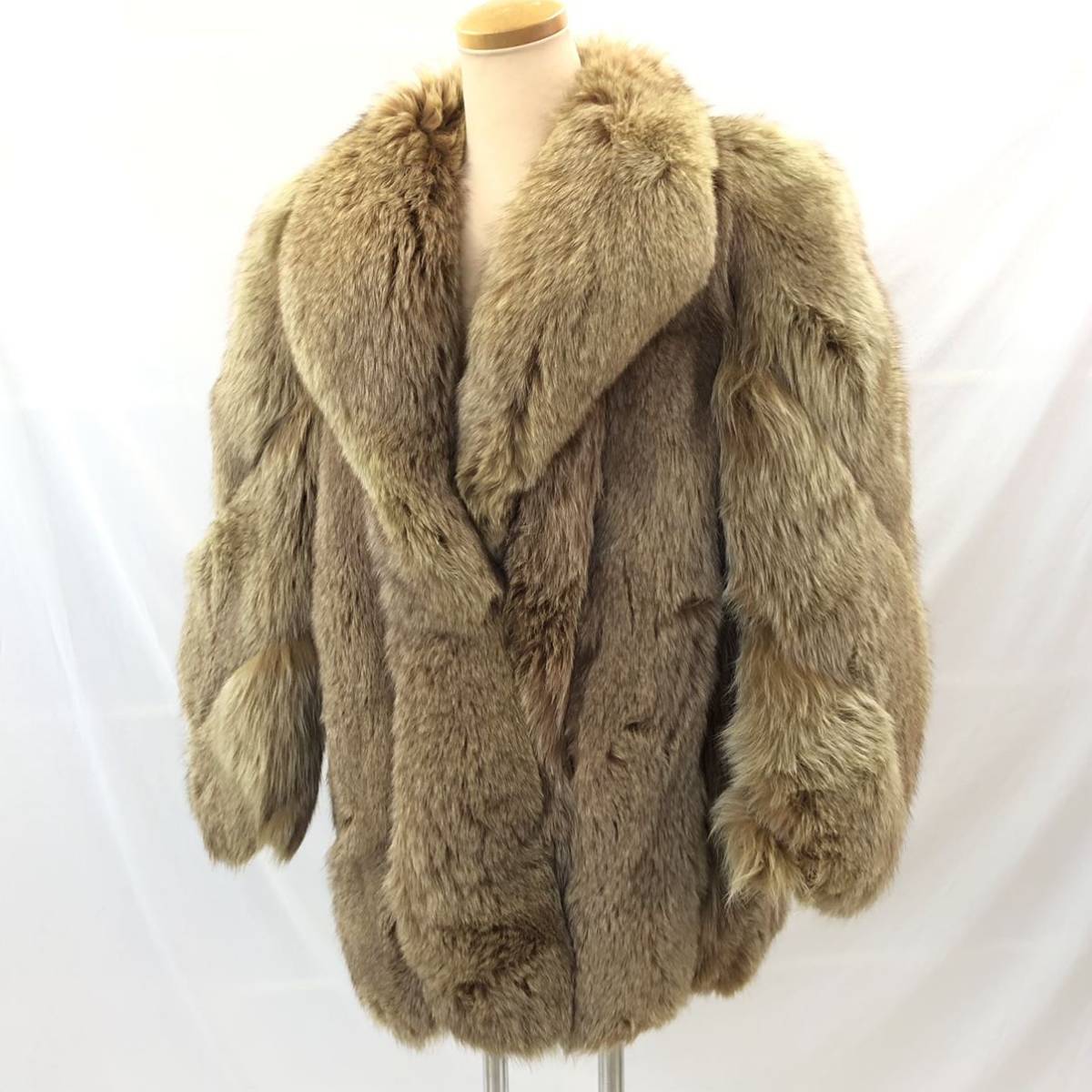 【傷や汚れあり】FN9628J【1000円スタート!!】SAGA FOX サガフォックス 毛皮 ファー フォックス セミロング コート ロングコート レディース ブラウン Fの落札情報詳細 ...