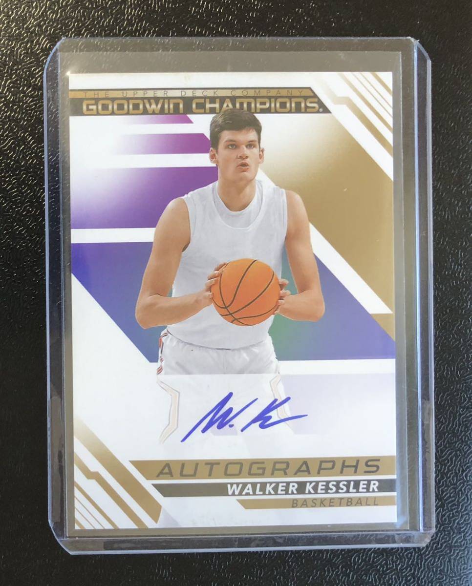 【未使用に近い】2022 UpperDeck Goodwin Champions Walker Kessler RC Autograph ...