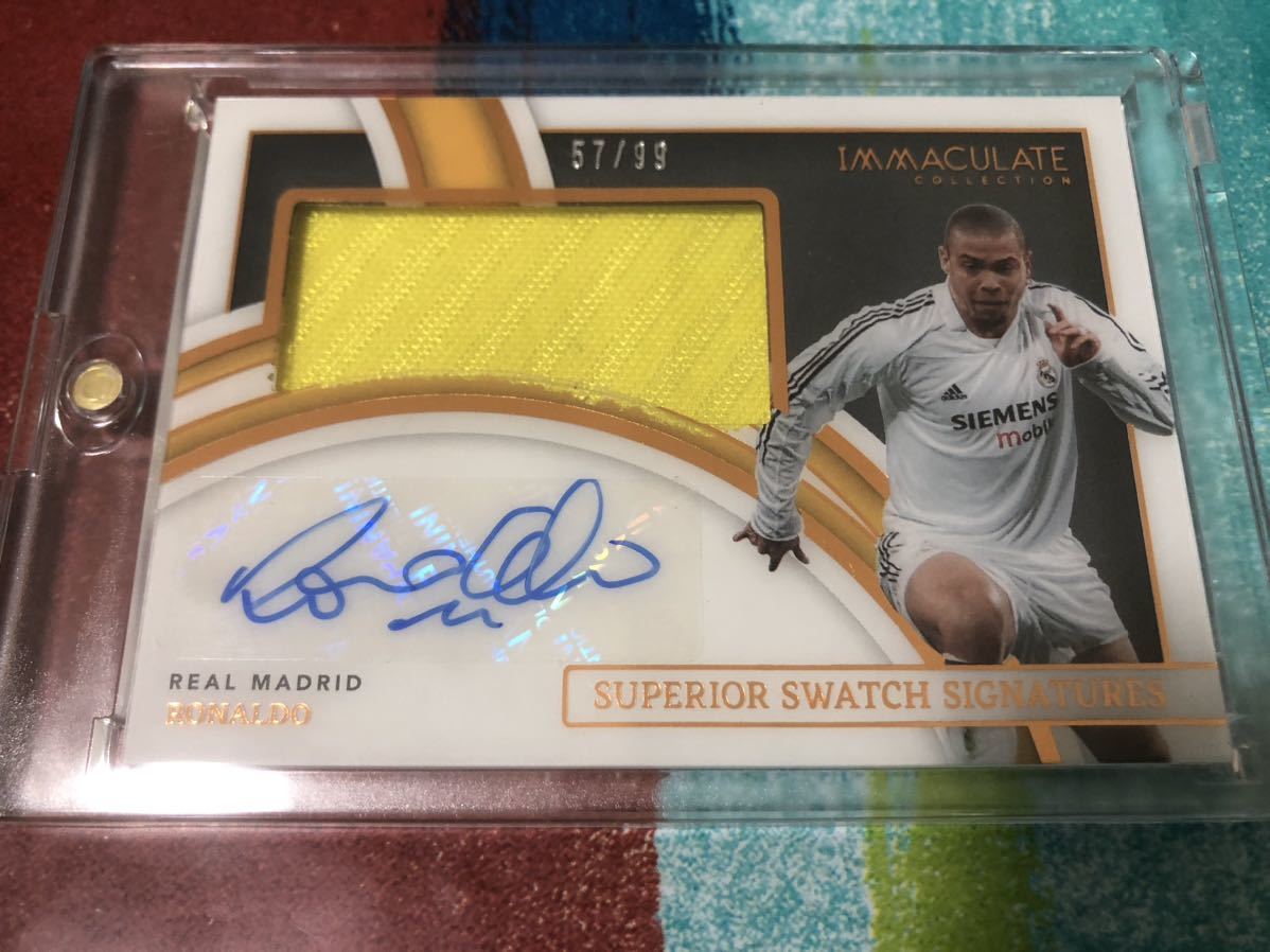 【目立った傷や汚れなし】ロナウド【直筆サイン ラストナンバー】2022-23 Panini Immaculate Collection MA ...