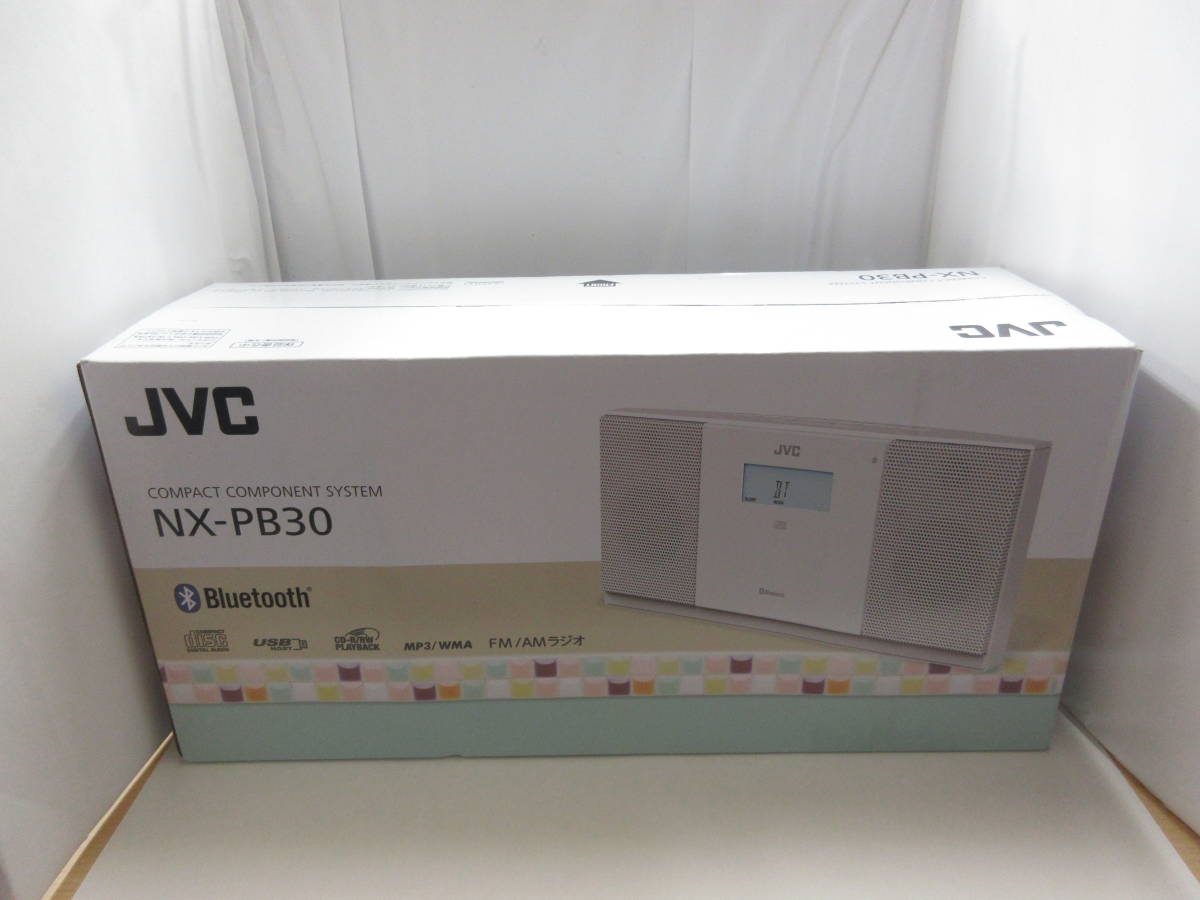 【未使用】☆JVCケンウッド（ビクター） NX-PB30 W コンパクトコンポーネントシステム ホワイト/白 Bluetooth USB CD FM/AMラジオ 未開封☆の落札情報詳細 ...