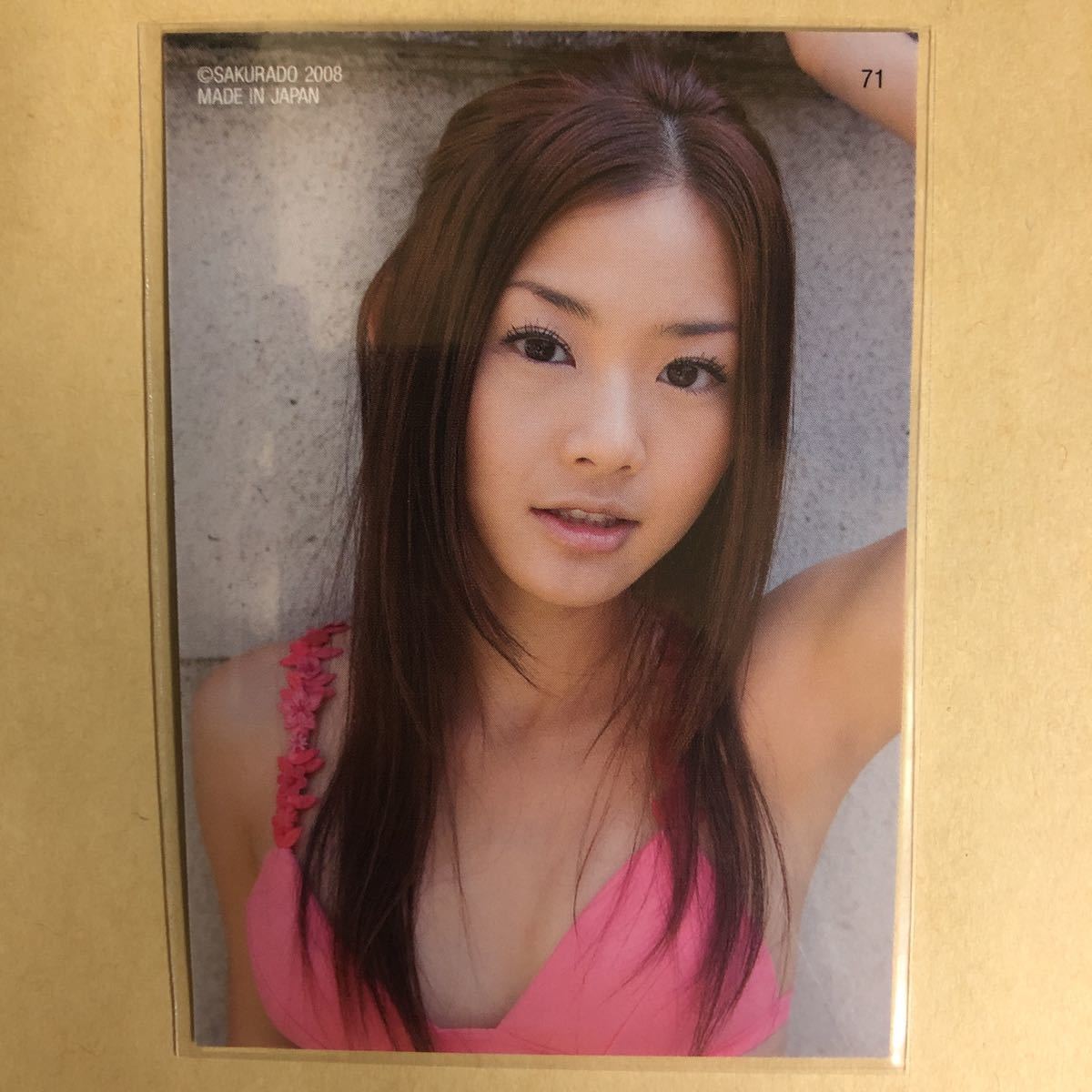 【目立った傷や汚れなし】さとう里香 2008 さくら堂 トレカ アイドル グラビア カード 水着 ビキニ 71 天装戦隊ゴセイジャー タレント