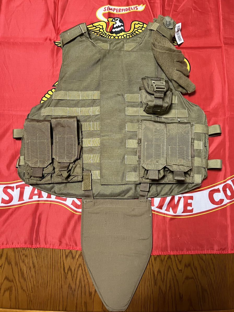 【未使用に近い】中古美品 MADE IN USA USMC BODY ARMOR E-INTERCEPTOR ⅢA OUTER ...