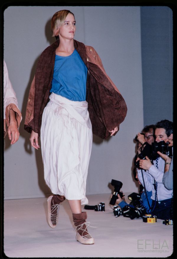 【やや傷や汚れあり】Comme des Garcons SS1985 Mud-dyed Dot Printed Jacket リネンジャケット ...