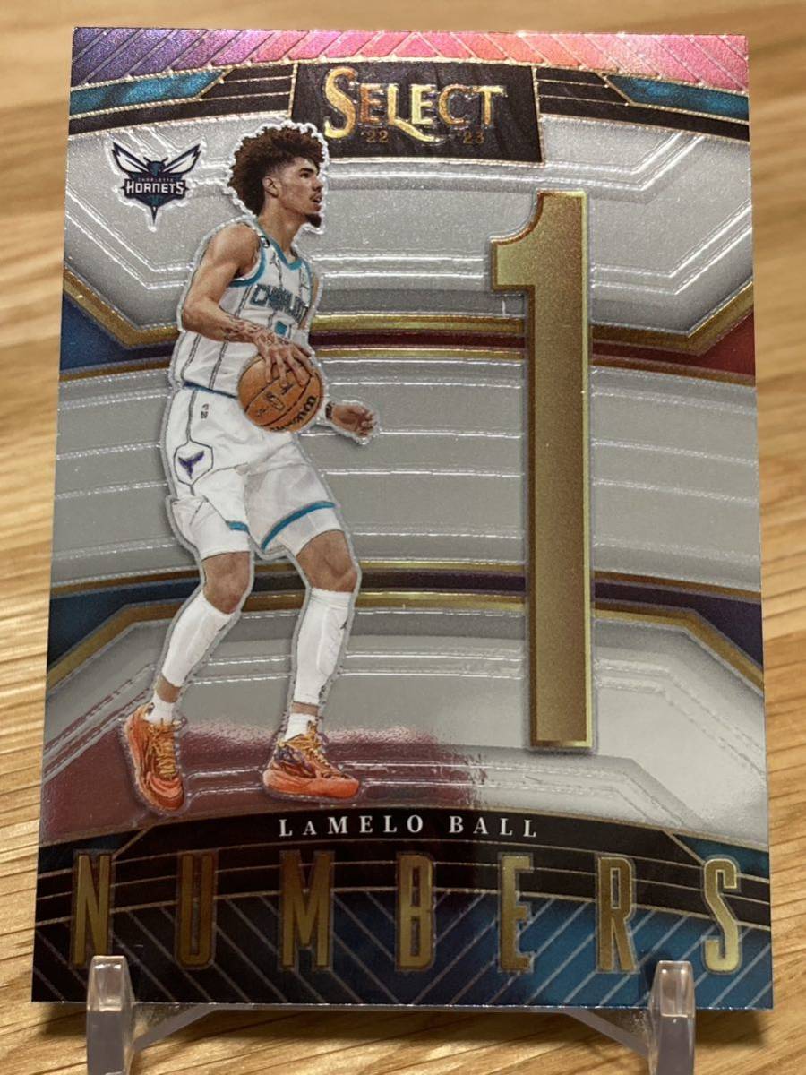 【目立った傷や汚れなし】Lamelo Ball 2022-23 Panini Select Numbers Insert NBA ...