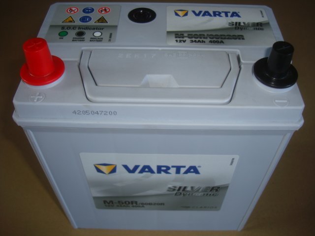 【傷や汚れあり】VARTA SILVER Dynamic M50R/60B20R リサイクルバッテリー(中古品）再充電後出荷 送料無料 （北海道・沖縄・他離島は別途必要）200838の落札情報 ...