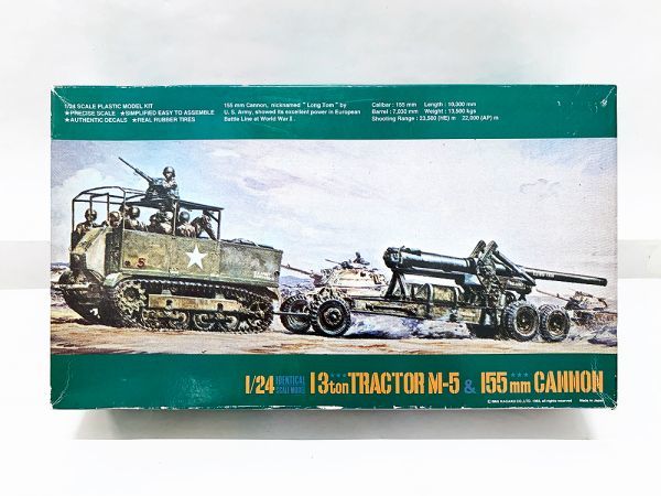 【未使用】1/24 アメリカ軍 155mmカノン砲 13トン M-5 トラクター プラモデル 第二次大戦 イギリス ドイツ ソ連 歩兵戦 IMAI 未使用未組立品の落札情報詳細 - ヤフオク ...