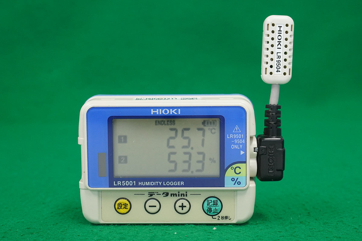 【傷や汚れあり】日置電機 ワイヤレス湿度計ロガー 温湿度センサ LR8514/Z2010 WIRELESS HUMIDITY LOGGER ...
