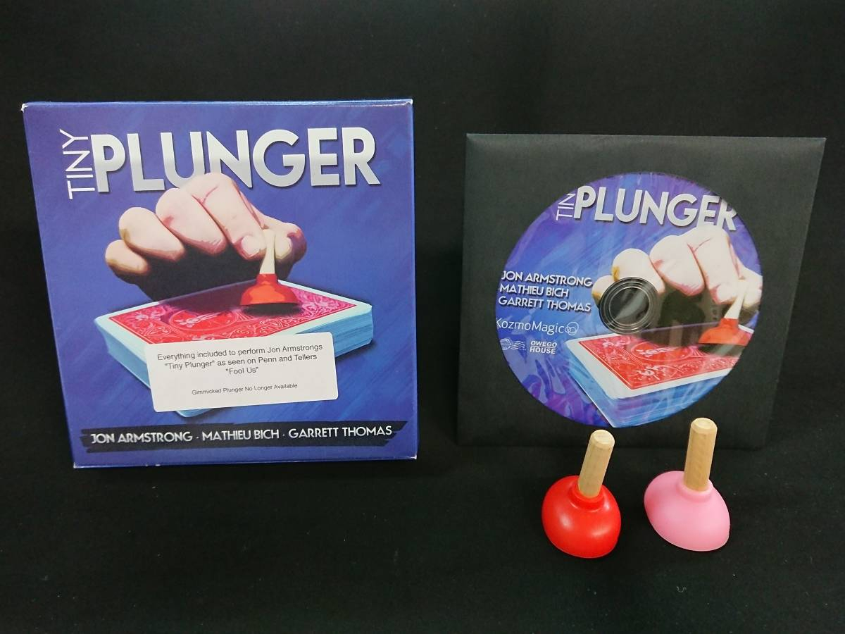 【目立った傷や汚れなし】【M60】TINY PLUNGER リトルプランジャー かっぽんマジック JOHN ARMSTRONG DVD ...