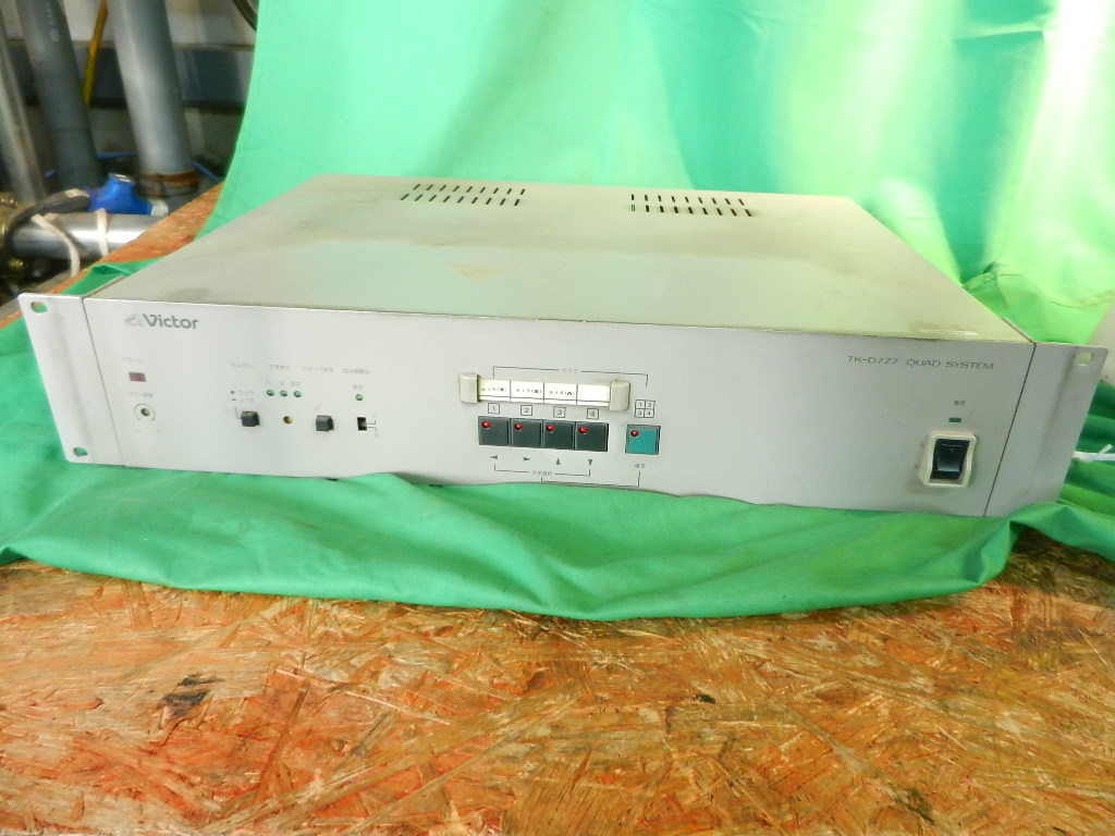 【全体的に状態が悪い】w231012-017J Victor TK-D777 カメラ4分割ユニット 本体のみ 通電のみ確認済 QUAD ...