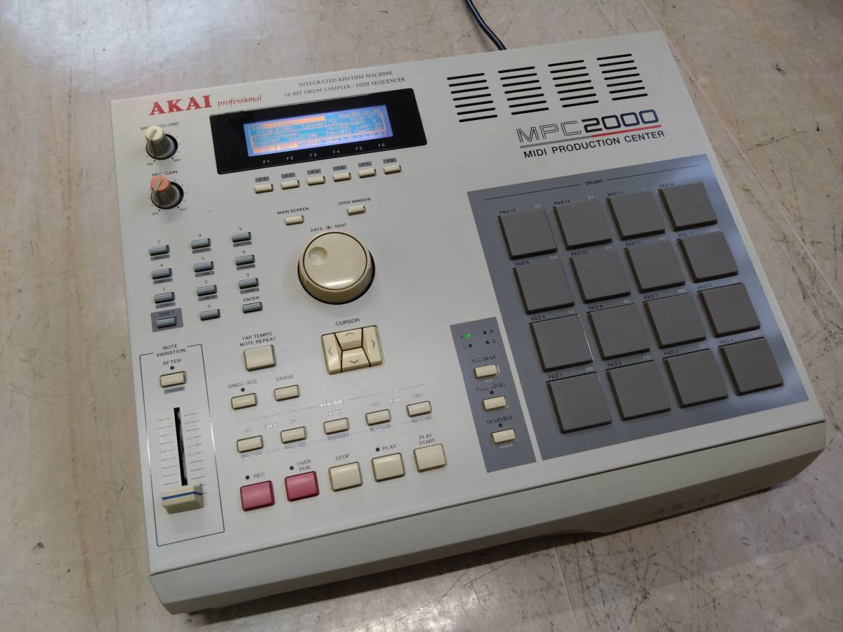 【やや傷や汚れあり】美品！メンテ済！ AKAI MPC2000 青画面の落札情報詳細 - ヤフオク落札価格検索 オークフリー
