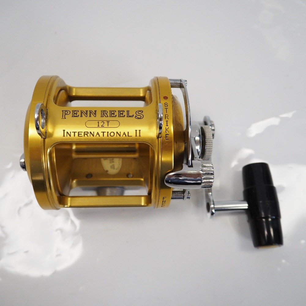 【やや傷や汚れあり】Th946591 PENN ペンリール ベイトリール 12T INTERNATIONAL ゴールド系 良好・中古の落札情報 ...