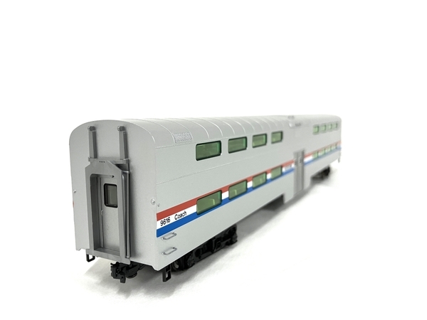 【やや傷や汚れあり】KATO 35-6031 Amtrak Bi-Level バイレベル 客車 Passenger Car 4-Window ...