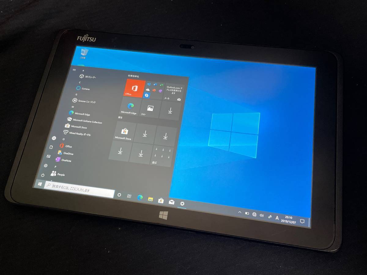 【やや傷や汚れあり】【動作OK♪】ARROWS Tab Q506/MB 防水タブレット[Atom x5-Z8500 1.44GHz/RAM ...