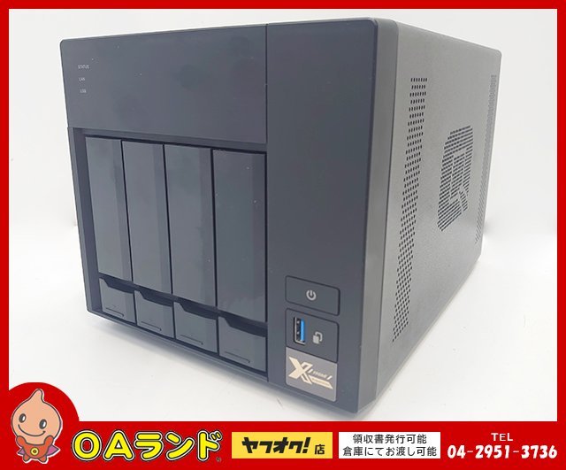 【やや傷や汚れあり】【QNAP】キューナップ / 最新ファームウェアUP済 / NAS / TS-473 / CPU：AMD Embedded Rシリーズ RX-421ND (2.1GHz)の ...