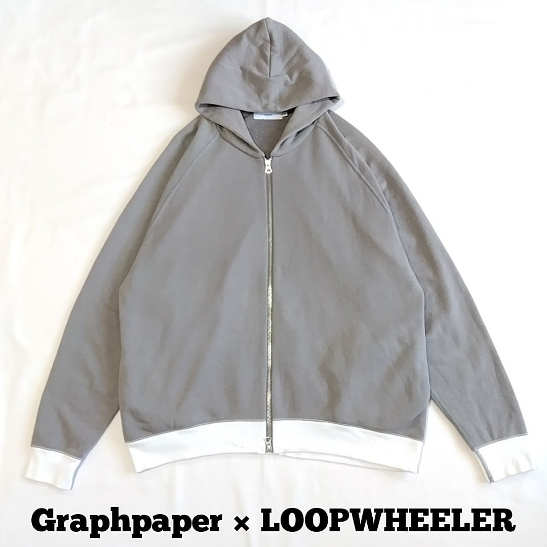 【やや傷や汚れあり】Graphpaper グラフペーパー × LOOP WHEELER ループウイラー 22SS 品番 GU221-70003B スウェット パンツ ブラック サイズ2 正規品 ...