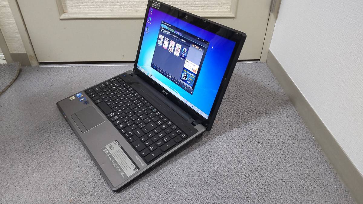 【やや傷や汚れあり】nVidia 3D VISION 対応 Acer Aspire 5745DG-54E/L ＜i5-480M/GeForce ...