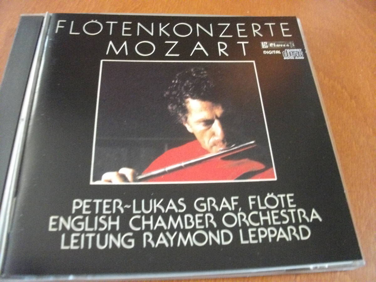 【目立った傷や汚れなし】【サンヨー プレス CD】ルーカス・グラフ、レッパード / イギリス室内o モーツァルト / フルート協奏曲 K.313 , K.314 他 (Claves 1984 ...