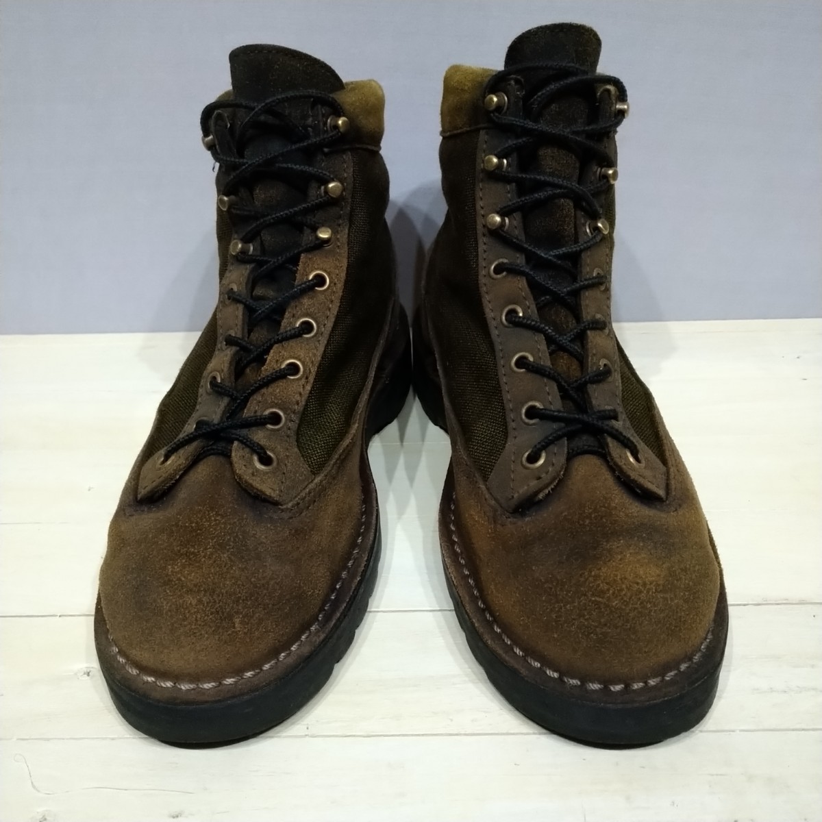 【全体的に状態が悪い】USA製danner ダナー バンクーバー 8 1/2E 26.5cm 27cm ダナーライト ガイドクリークUSスエード スウェード ラフアウト レッドウイングの落札 ...