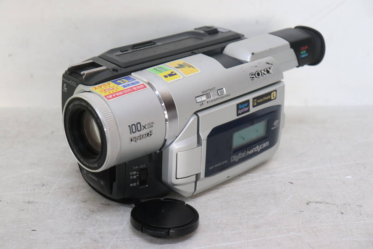 【やや傷や汚れあり】Y06/251 SONY ハンディカム デジタル ビデオ カメラ DCR-TRV620 digtal 8 Hi8 8ミリ 録画再生OK ジャンクの落札情報詳細 ...