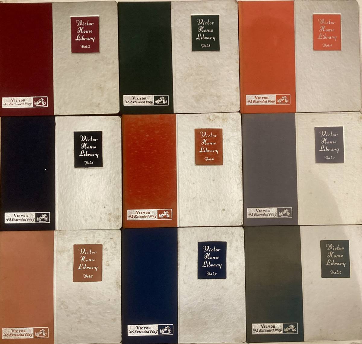【傷や汚れあり】 まとめて! クラシック Victor Home Library 7inch レコード Box 第2巻~10巻セット ...