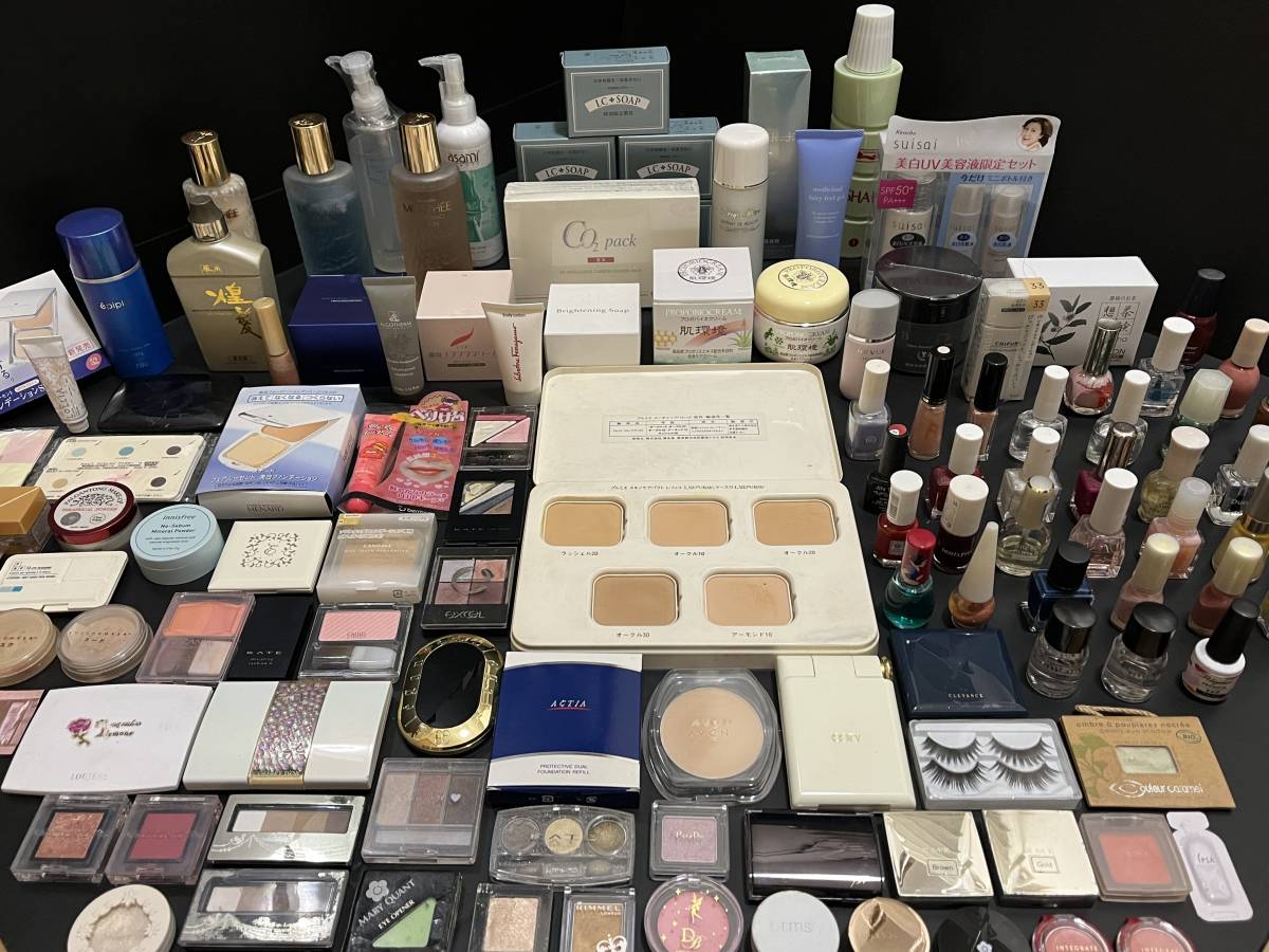 【やや傷や汚れあり】【化粧品 ブランド コスメ 138品 まとめ売り】セット 資生堂 CHANEL シャネル ボビーブラウン RMK MAC REVLON フェラガモ エレガンスの落札情報詳細 ...