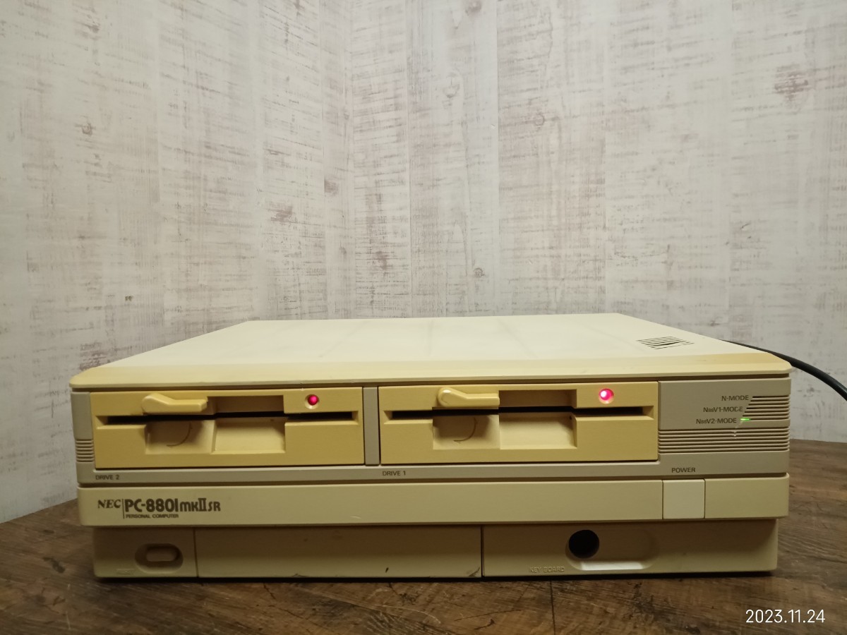 【傷や汚れあり】当時物 NEC 旧型PC/パソコン PC-8801MKⅱSR PC-8801MK2SR パーソナルコンピューター レトロPC/パソコン PC-8801 ジャンクの落札情報詳細 ...
