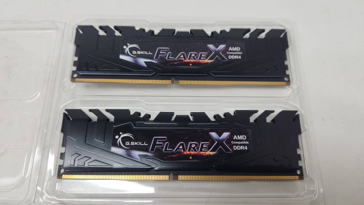 【やや傷や汚れあり】【6543】1円~ PCパーツ セット メモリ G.SKILL 8GB x2 ケースファン KAZE FLEX 120 ...