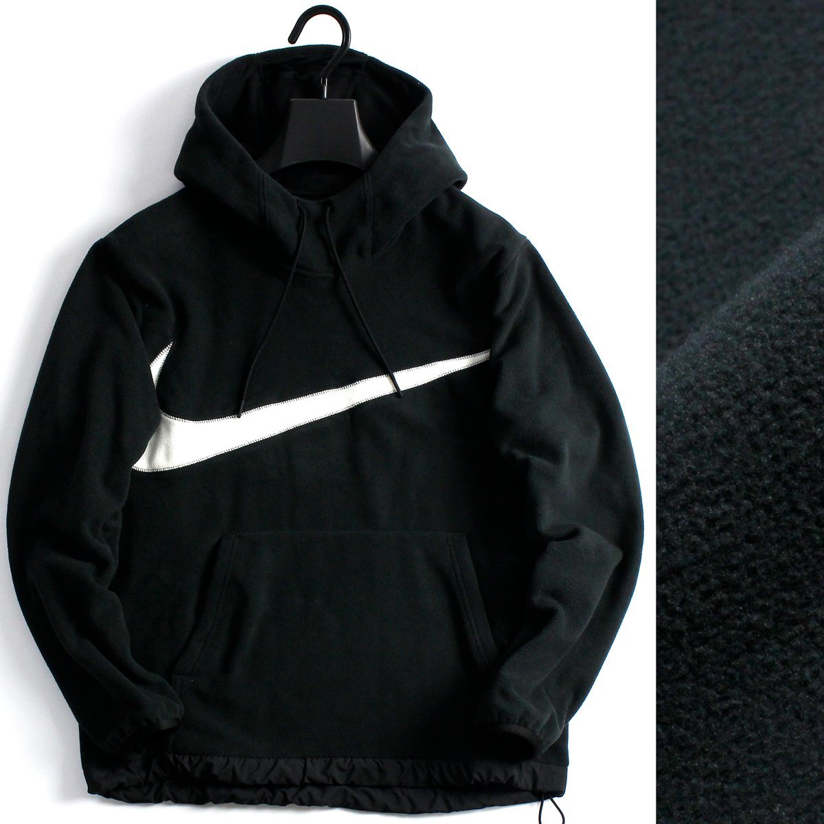 【未使用】新品 秋冬 ナイキ ビッグスウッシュ フリース パーカー XL 黒 NIKE SWOOSH フーディ プルオーバー 起毛 メンズ ブラック SS251の落札情報詳細 - ヤフオク落札 ...