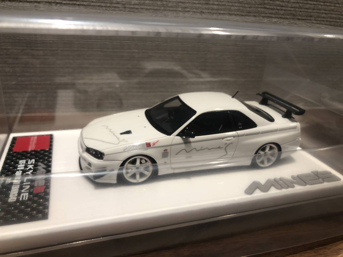 【未使用】34pics メイクアップ/アイドロン 1/43 Make Up EIDOLON Nismo R34 Mine's GT-R BNR34 マインズ NISMO FESTIVAL ...