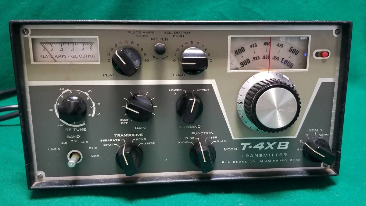 【全体的に状態が悪い】DRAKE ドレーク T-4XB 送信機 TRANSMITTER トランスミッター 通電確認 の落札情報詳細 ...