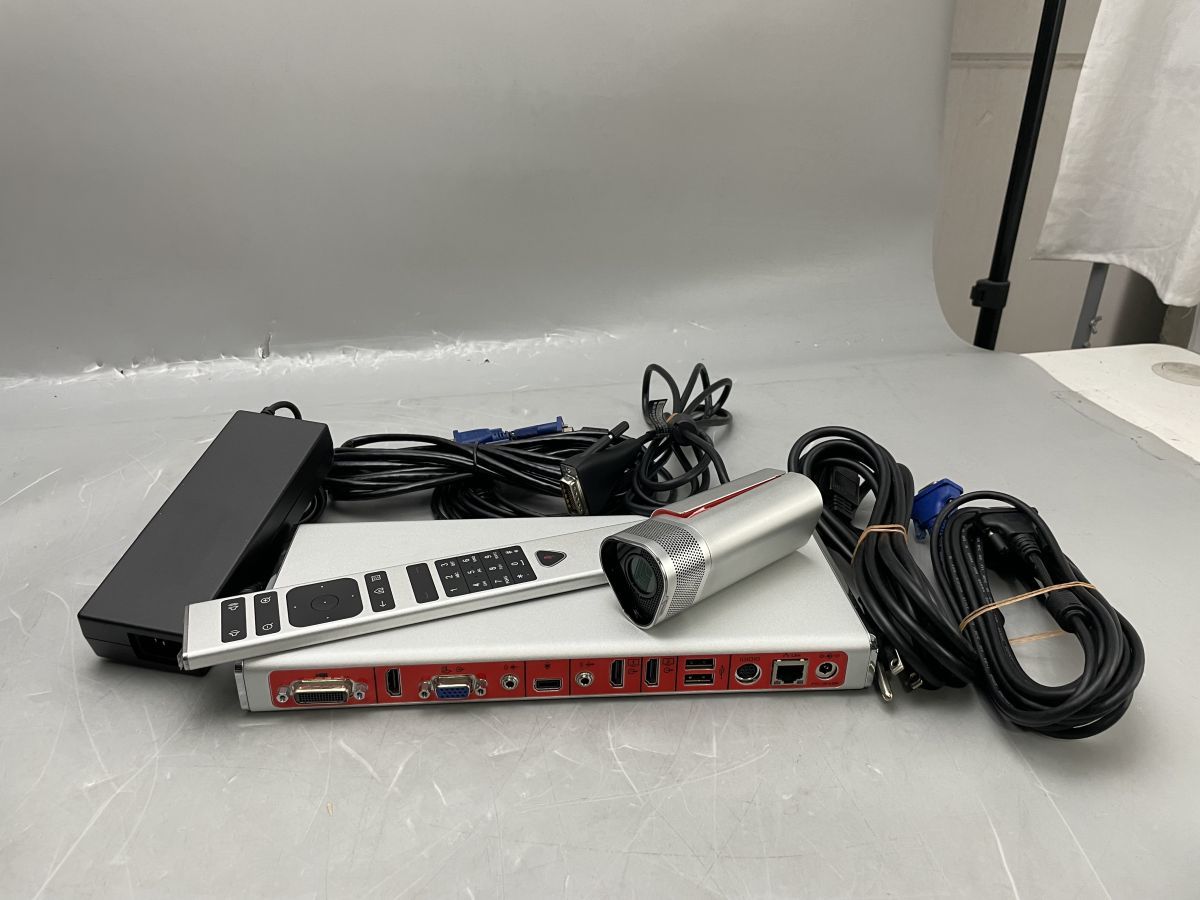 【傷や汚れあり】★通電確認のみ★Polycom ポリコム RealPresence Group 310 テレビ会議システム★現状引き渡し★の ...