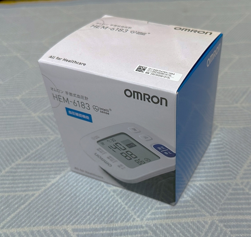 【未使用】☆未使用 手首式血圧計 HEM-6183 オムロンヘルスケア 取扱説明書(品質保証書)はありますが販売店名&印は未記入ですの落札情報詳細 - ヤフオク落札価格検索 オークフリー