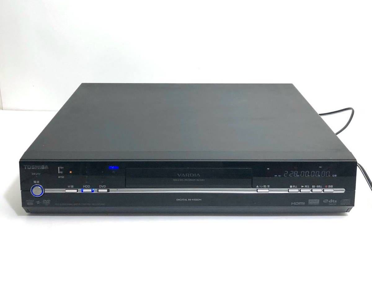 【傷や汚れあり】通電のみ確認【TOSHIBA/東芝 ハイビジョンDVDレコーダー《VARDIA RD-S301》本体のみ】HDD容量 300GB ジャンク リモコン欠品の落札情報詳細 ...