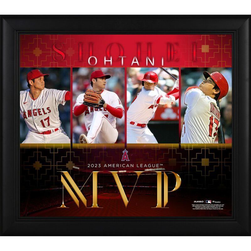 【未使用】エンゼルス 大谷翔平選手 2023MVP記念フォトフレームMLB フォトフレーム 2023 ア・リーグ MVP Collage Framed Fanatics 1の落札情報詳細 ...