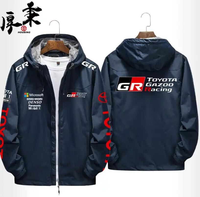【未使用】01★新品★トヨタ GR Gazoo Racing★モータースポーツ ロゴ アウトドアスポーツウェア ジッパーパーカー スウェット 冬服 釣り服★紺★の落札情報詳細 - Yahoo ...