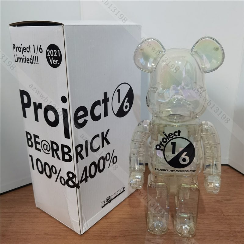 【未使用に近い】BE@RBRICK PROJECT 1/6 透明 ベアブリック bearbrick MEDICOM TOY 400% メディコム トイ 贈り物 置き物の落札情報詳細 ...