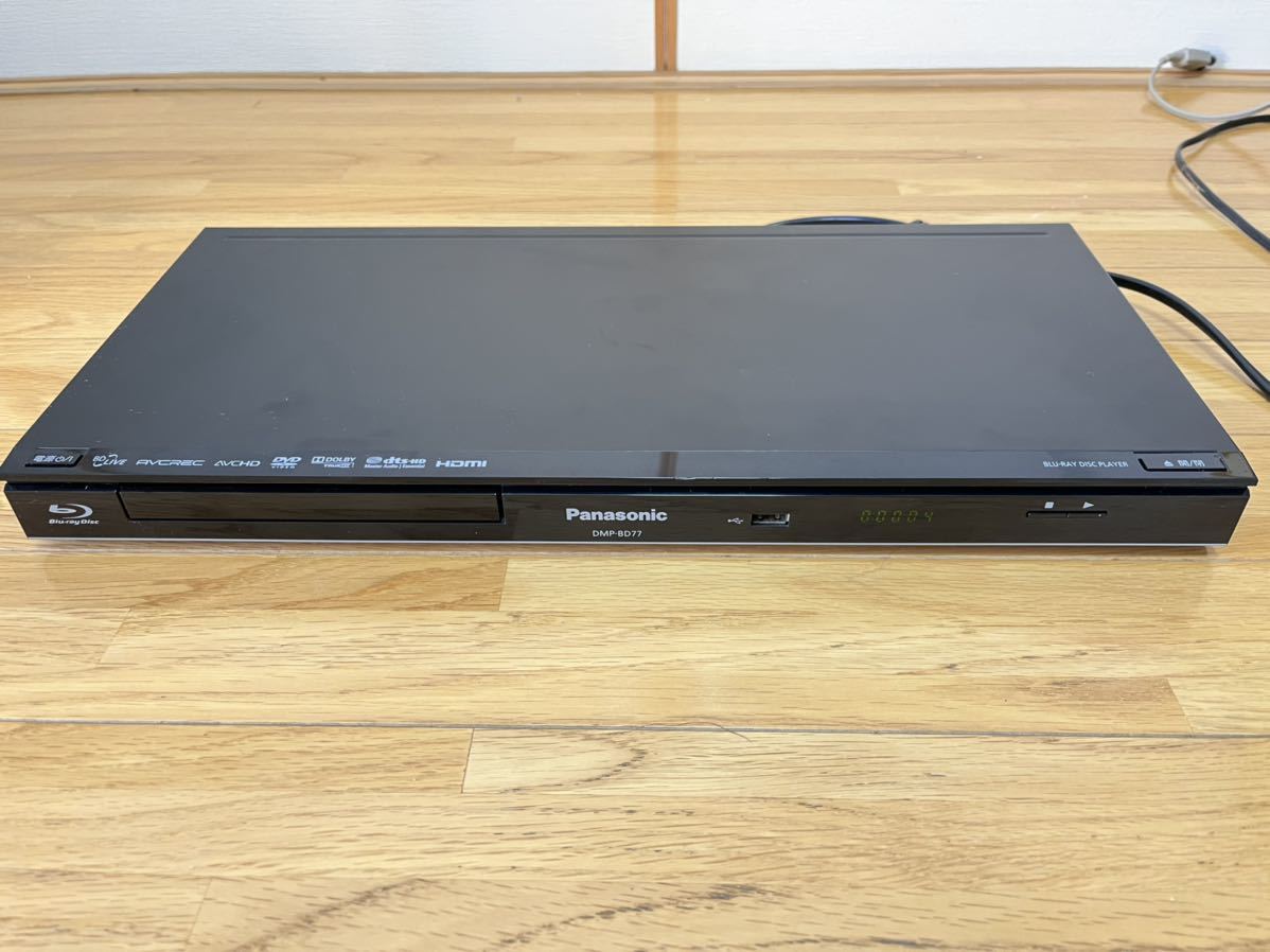 【やや傷や汚れあり】Panasonic パナソニック DMP-BD77 BLU-RAY DISC PLAYER 2012年製 動作確認済みの落札情報詳細 - ヤフオク落札価格検索 オークフリー