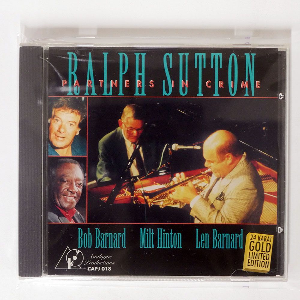 【目立った傷や汚れなし】RALPH SUTTON/PARTNERS IN CRIME/ANALOGUE PRODUCTIONS CAPJ ...