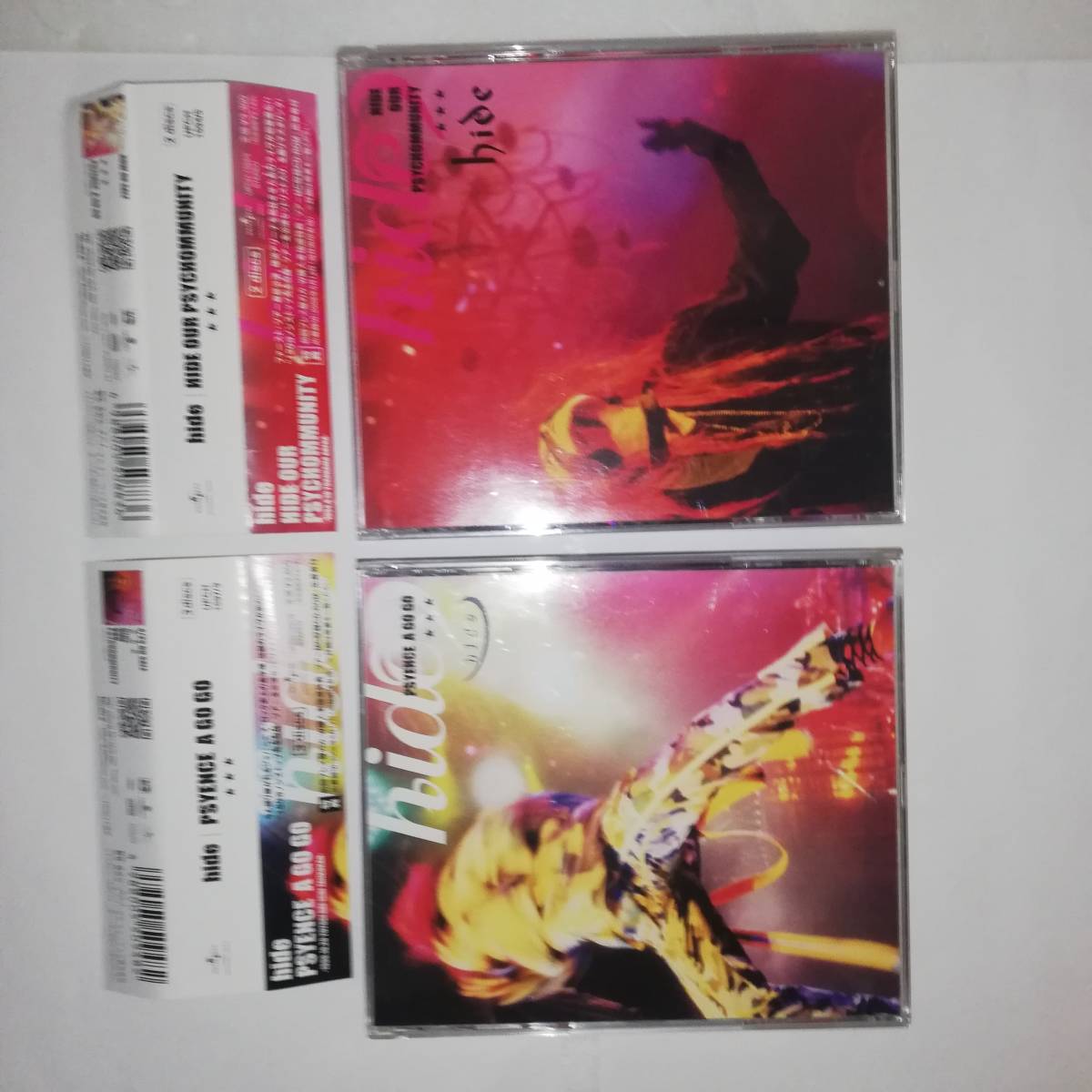 【傷や汚れあり】★hide/HIDE OUR PSYCHOMMUNITY hide/ PSYENCE A GO GO ★レンタル落ちCD ★CDディスク計5枚 ★帯付きの落札情報詳細 ...