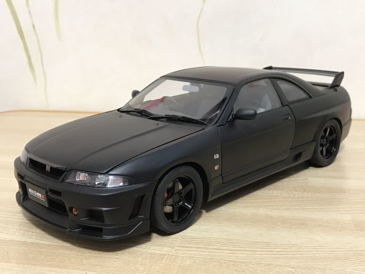 【傷や汚れあり】送料無料 1/18 オートアート 日産 スカイライン GT-R R33 Vスペック ニスモ ミニカー AUTOart ...