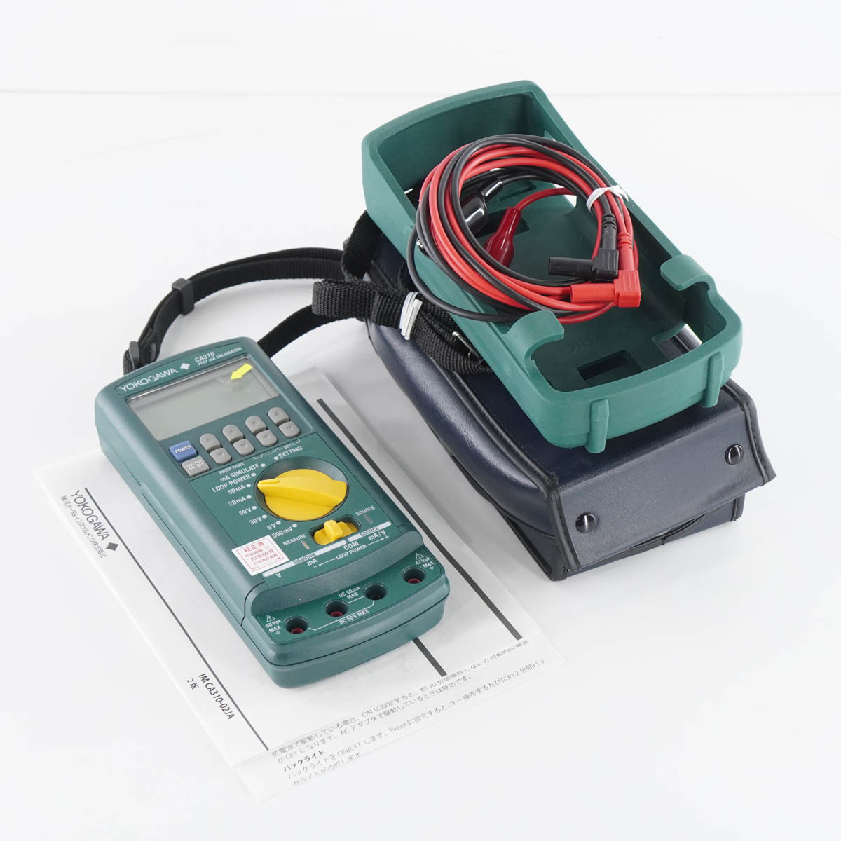 【傷や汚れあり】[DW] 8日保証 09/2022CAL CA310 YOKOGAWA 横河 VOLT mA CALIBRATOR 電圧電流キャリブレーター 取扱説明書[05640-0016 ...