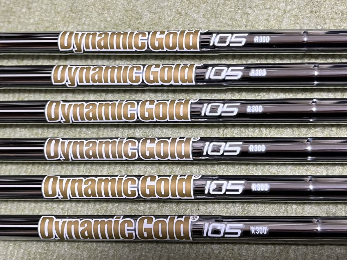 【やや傷や汚れあり】トゥルーテンパー ダイナミックゴールド 105 S200 5~PW 6本セット / Truetemper Dynamic Gold / DG105の落札情報詳細 ...